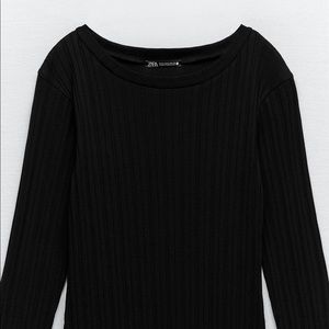 Zara | Dresses | Zara Cotton Ribbed Midi Dress | Poshmark